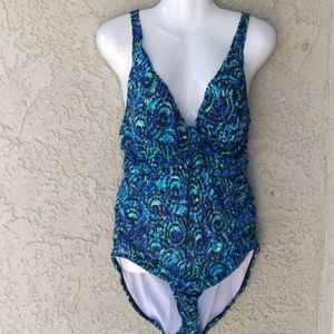 Speedo | Swim | Speedo Colorful Tropical Cross Strap Swimsuit | Poshmark